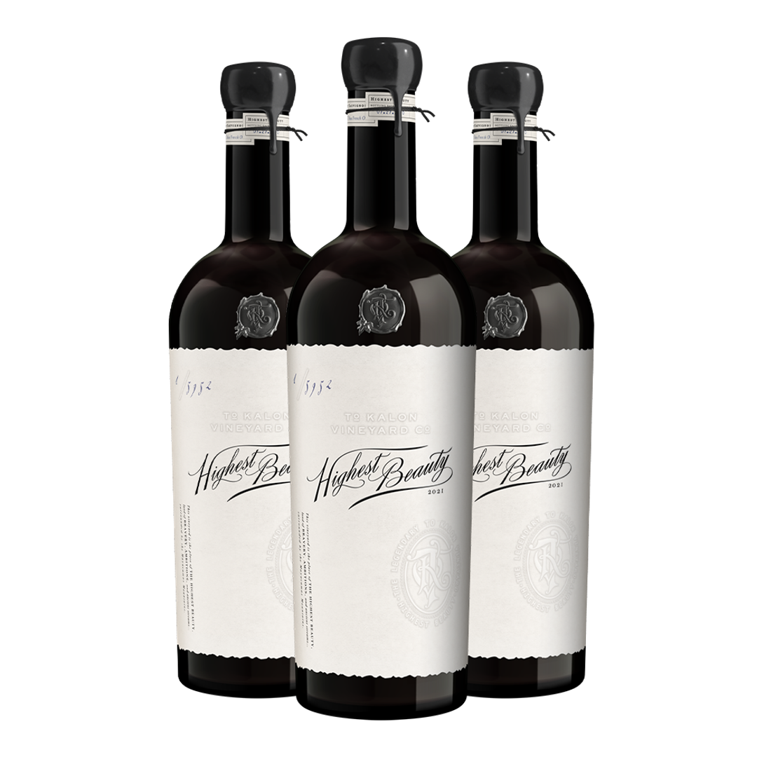 2021 Highest Beauty Cabernet Sauvignon 3 Bottle Collection – To Kalon ...